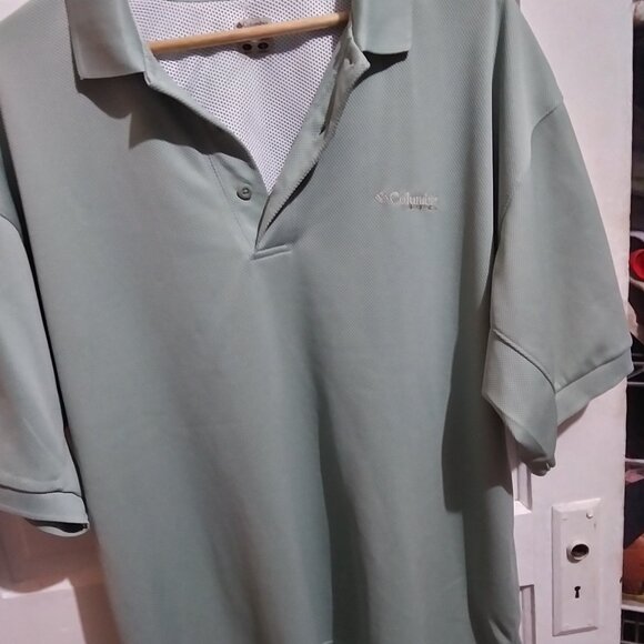 Columbia PGF | Shirts | Columbia Pfg Short Sleeve Embroidered Polo Sz L ...